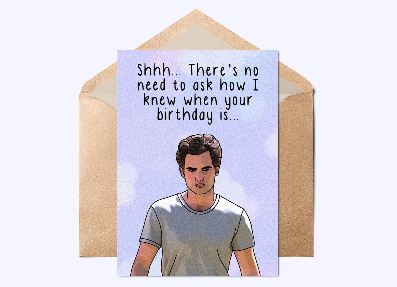 You Netflix Birthday Card // You Netflix Joe Goldberg Will | Etsy UK