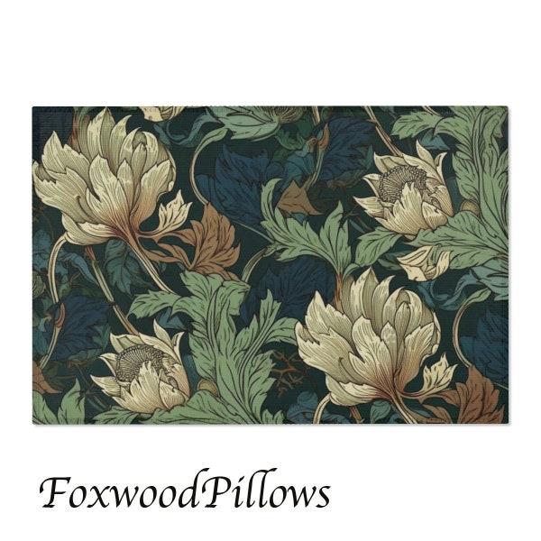 Rug With Flowers - Etsy