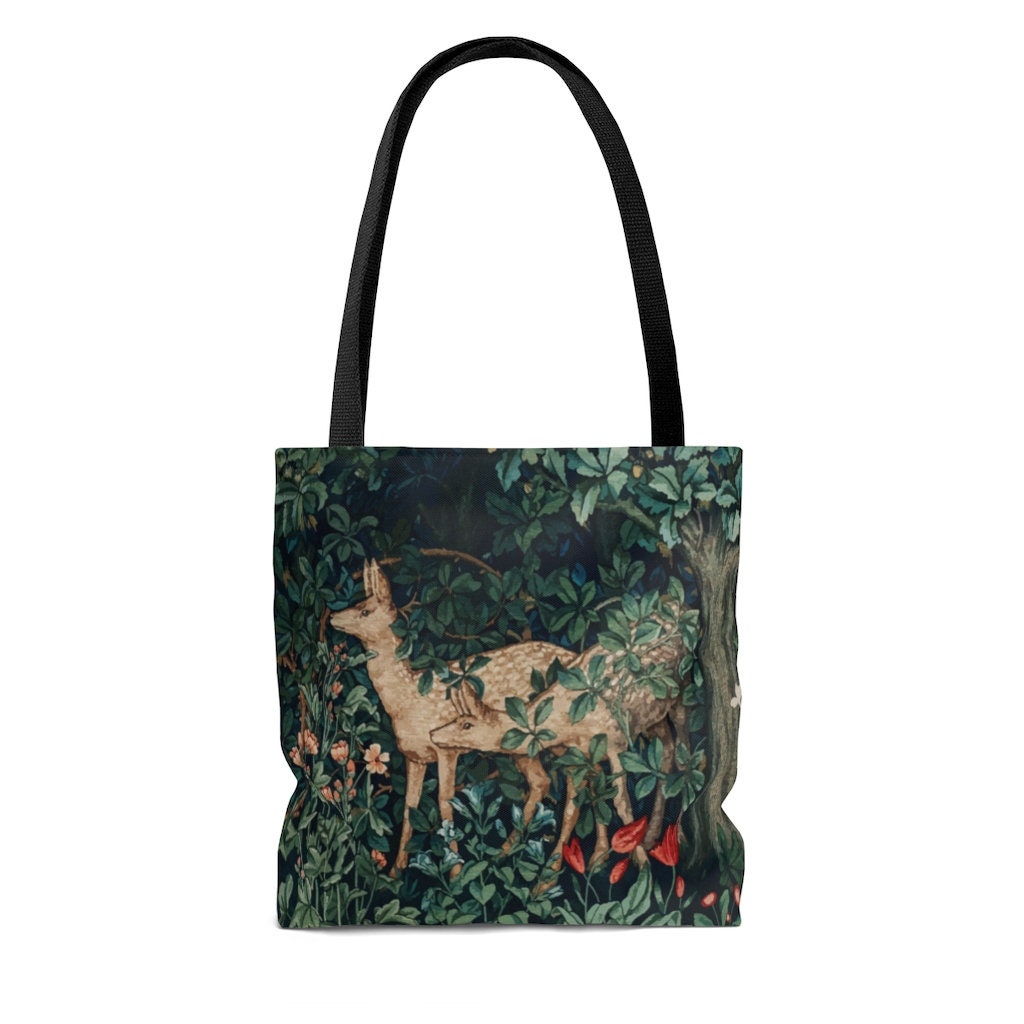 Fox Tote Forest Fox Tote Forest Deer Tote Foxwood Bag | Etsy