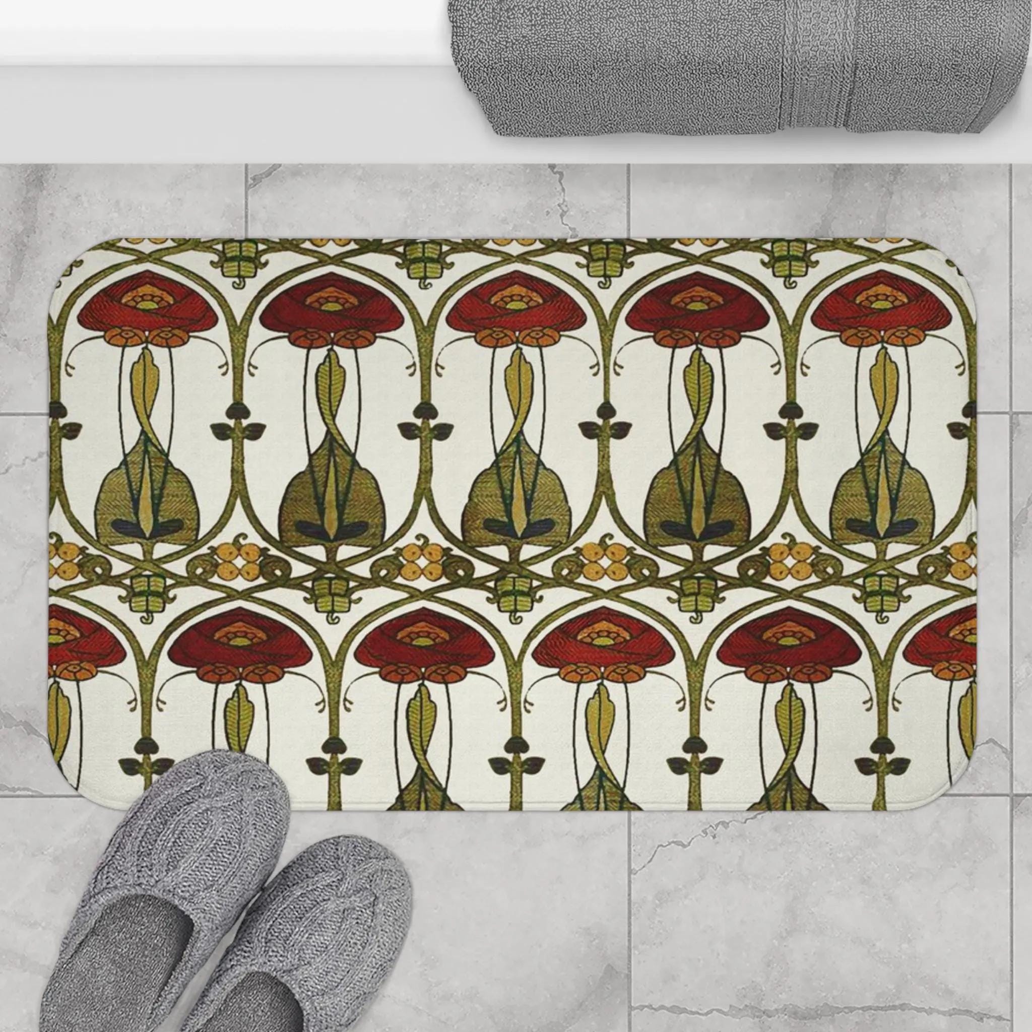Art Nouveau Shower Curtain: Glasgow Rose, Charles Rennie Mackintosh ...