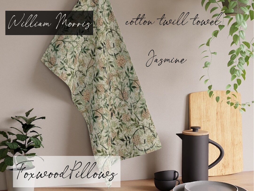 William Morris Jasmine Table Runner | English Country Cotton-twill - Etsy