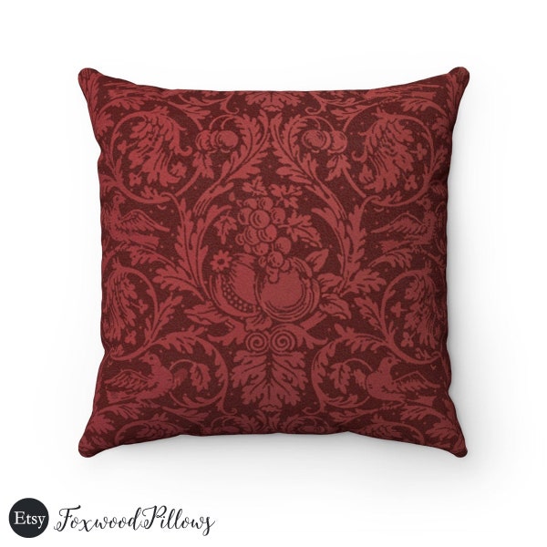 Maroon Pillows - Etsy