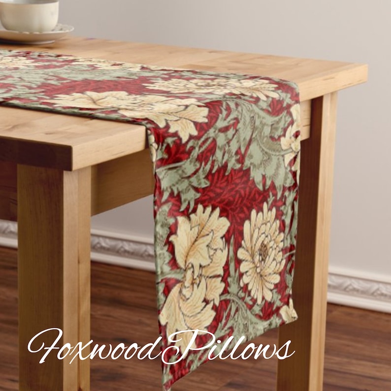 Floral Table Setting William Morris Table Table Linens | Etsy