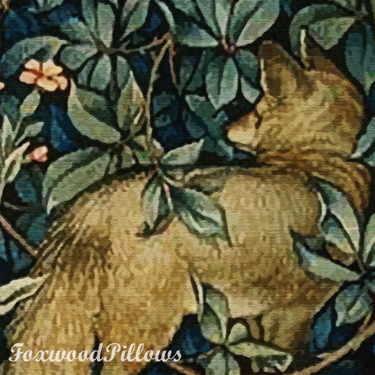 Fox Area Rug Forest Animal Rug Woodland Creature Decor Fox | Etsy