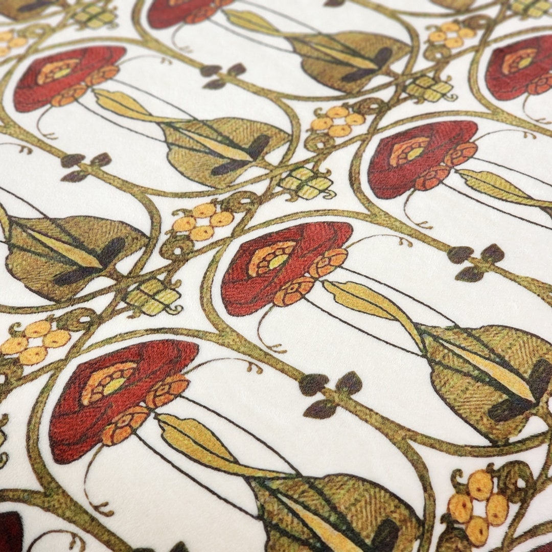 Art Nouveau Blanket, Luxurious Blanket, Arts & Crafts, Victorian Throw ...