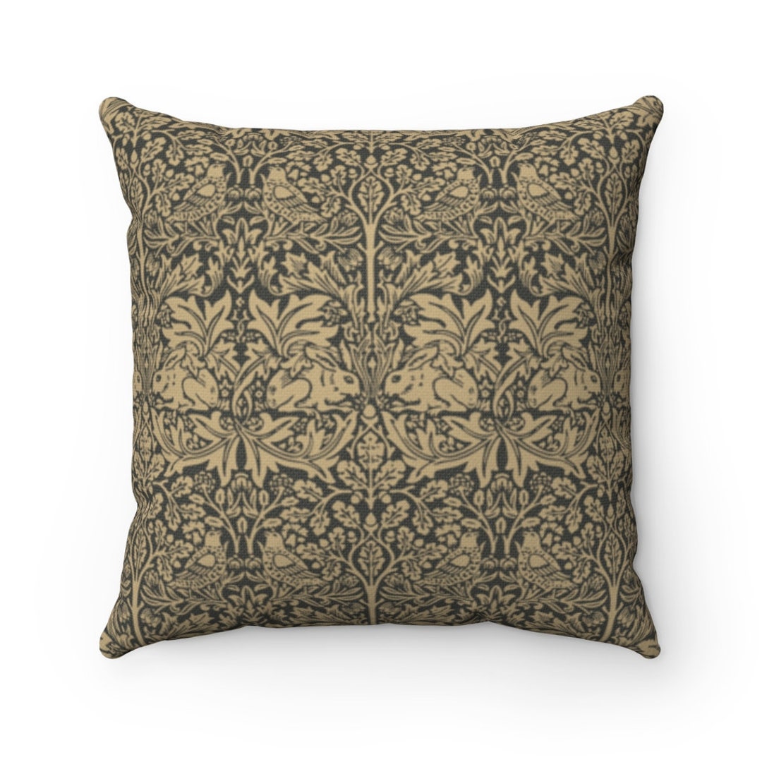 Rabbit Pillow, Brer Rabbit Pillow, William Morris Cushion, Brer Rabbit ...