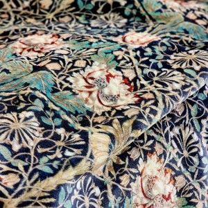 Blue Blanket, Maximalist Decor, William Morris Blanket, High Quality ...