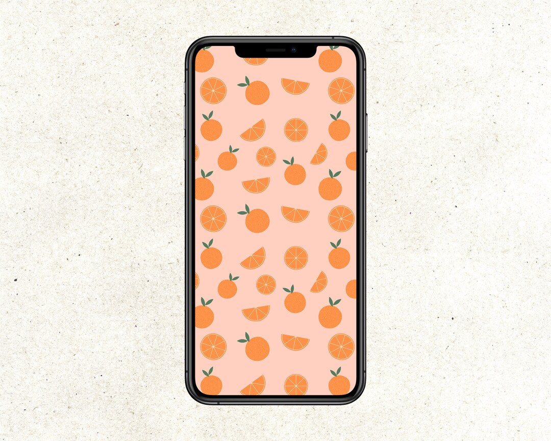 Oranges Phone Wallpaper | Orange Fruit Screen Saver | Summer Aesthetic ...