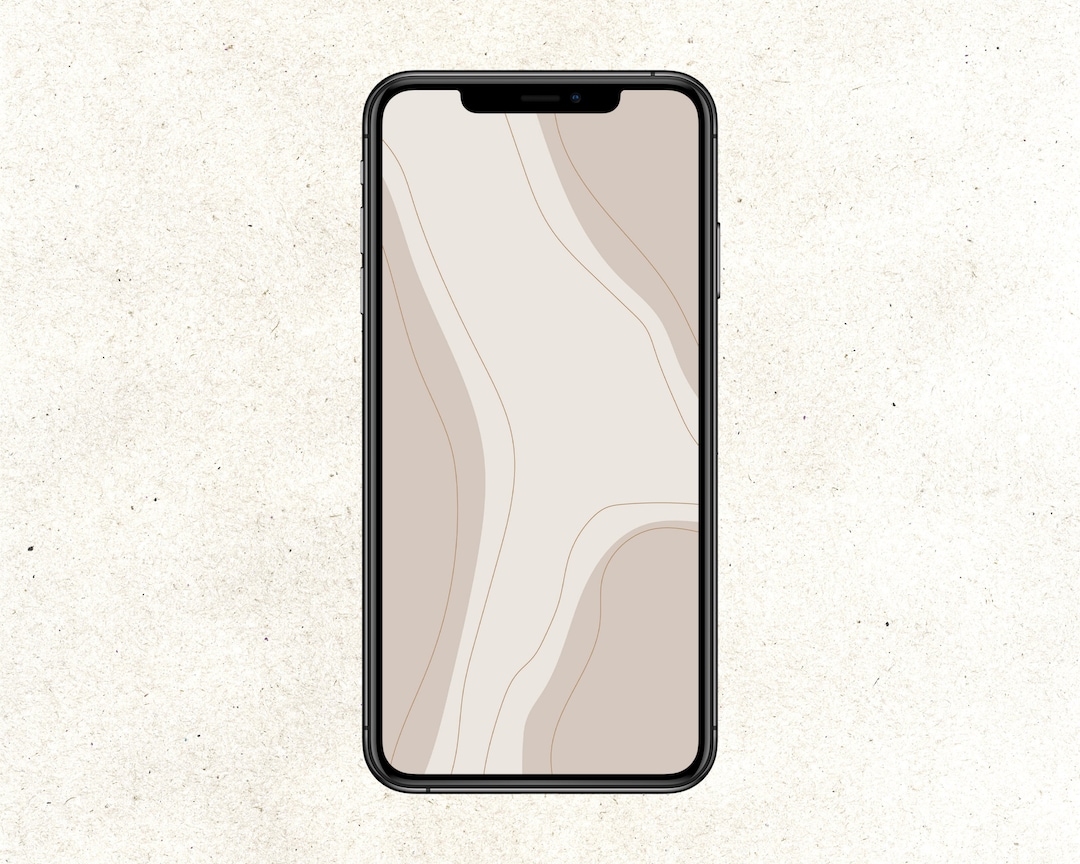 Neutral Abstract Wallpaper | Brown and Beige Aesthetic | iPhone ...