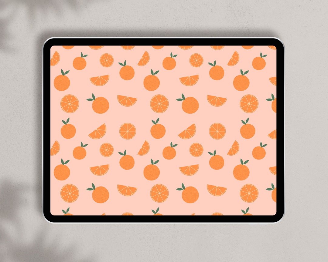 Oranges iPad Lock Screen | iPad Wallpaper | Summer Aesthetic | Fruit ...