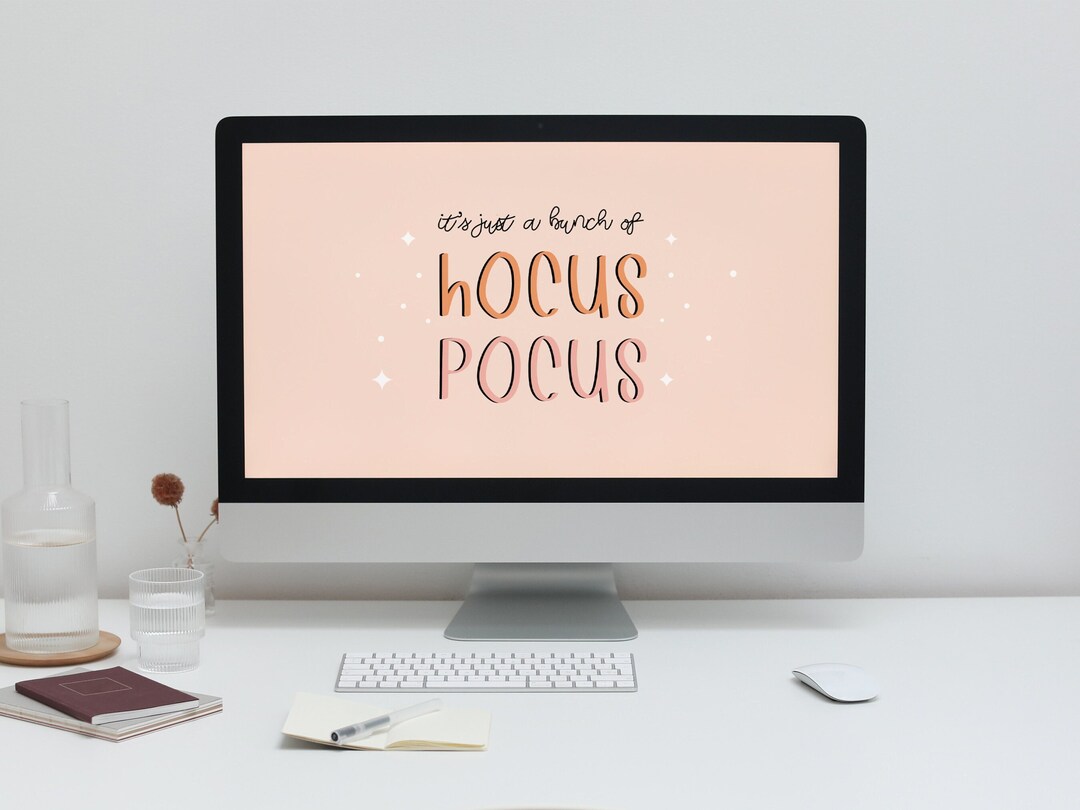Hocus Pocus Halloween Desktop Wallpaper | Halloween Digital Background ...