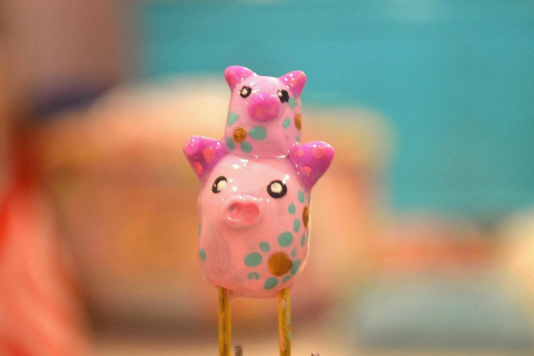 Pig Bookmark - Etsy