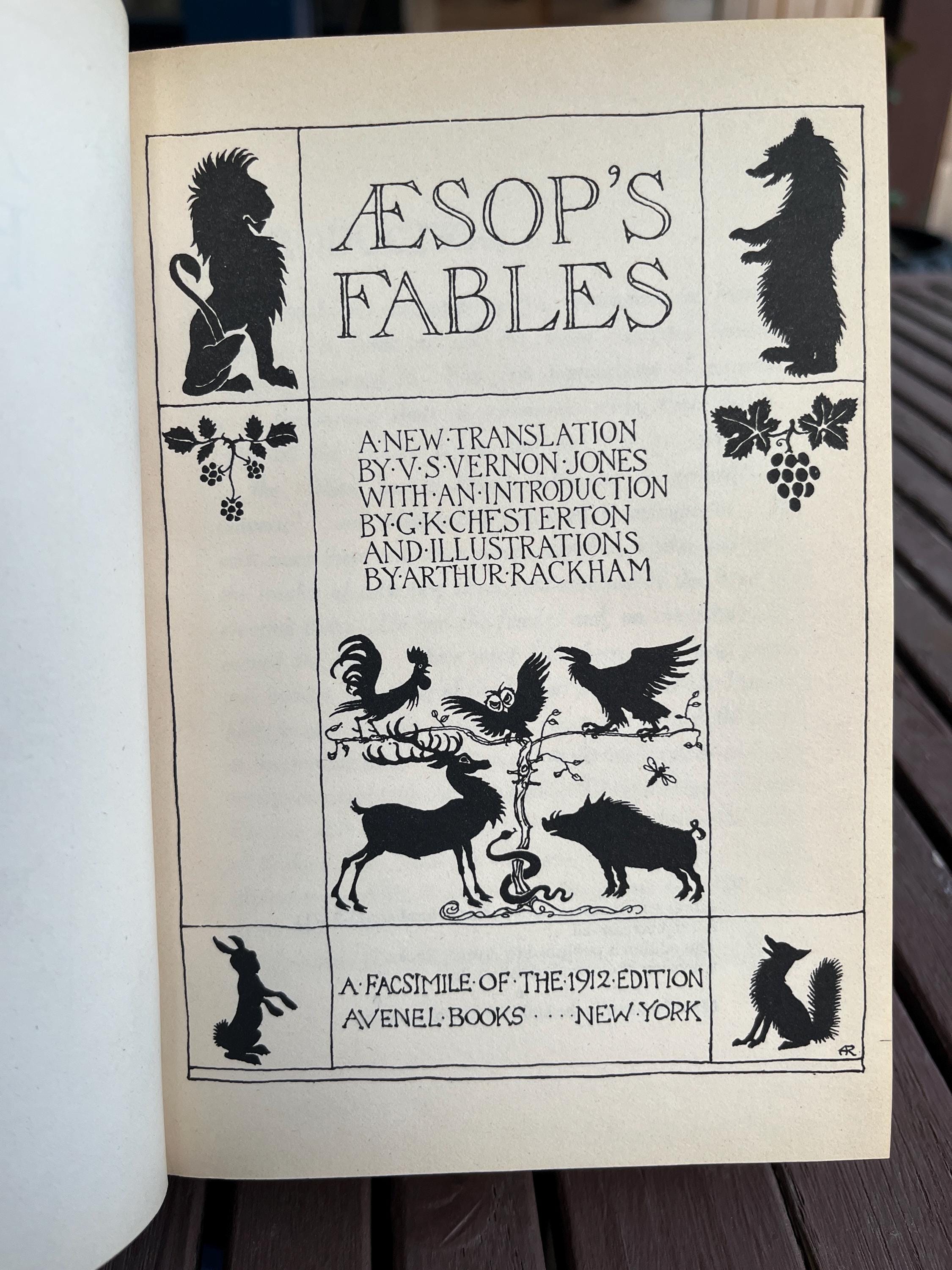 A Classic for Children, Aesop’s Fables, With Introduction, Illustration ...