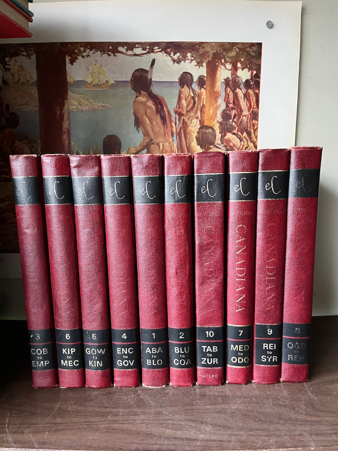 1967, Vintage Book Set, Centennial Edition, Encyclopedia Canadiana ...