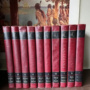 1967, Vintage Book Set, Centennial Edition, Encyclopedia Canadiana ...