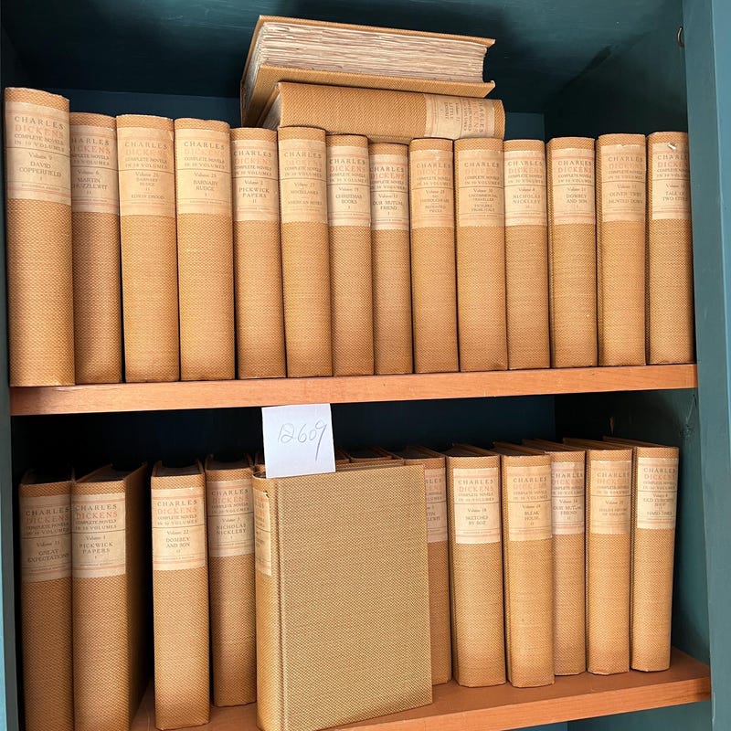 Antique Book Collection - Etsy