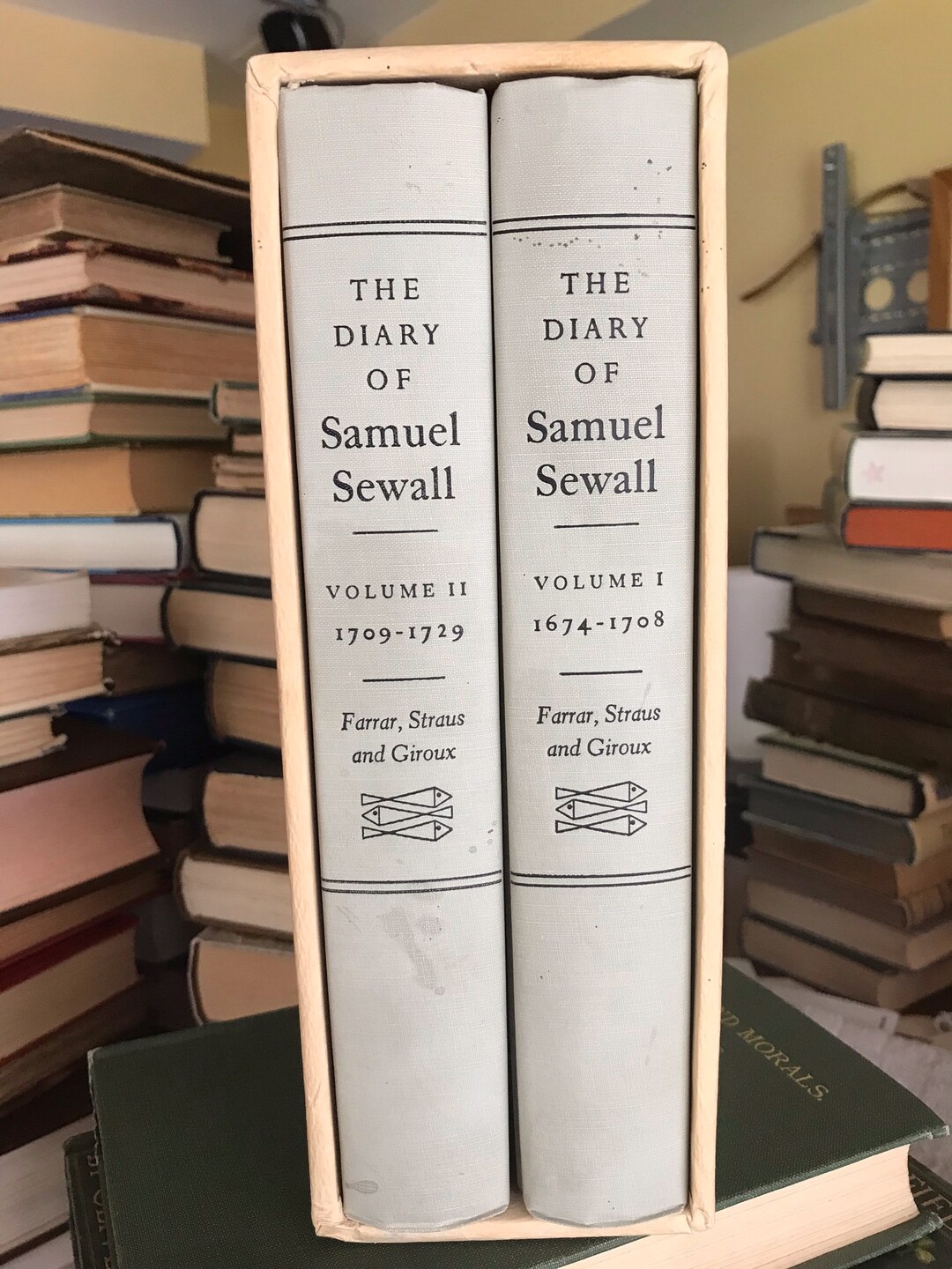 The Diary of Samuel Sewall, 1674-1729 (2 Volumes)/complete Two Volumes ...