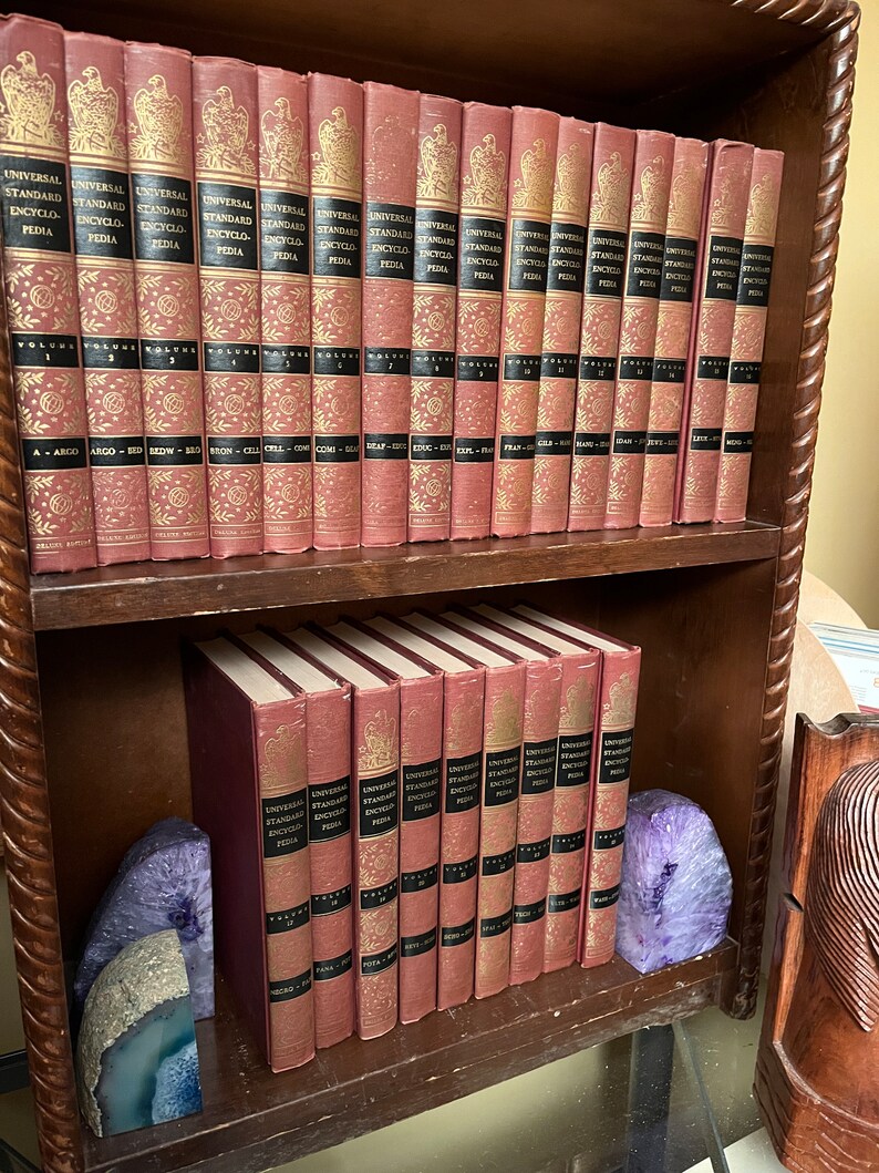 1956 Vintage Encyclopedia Set Complete 25 Volumes Universal - Etsy