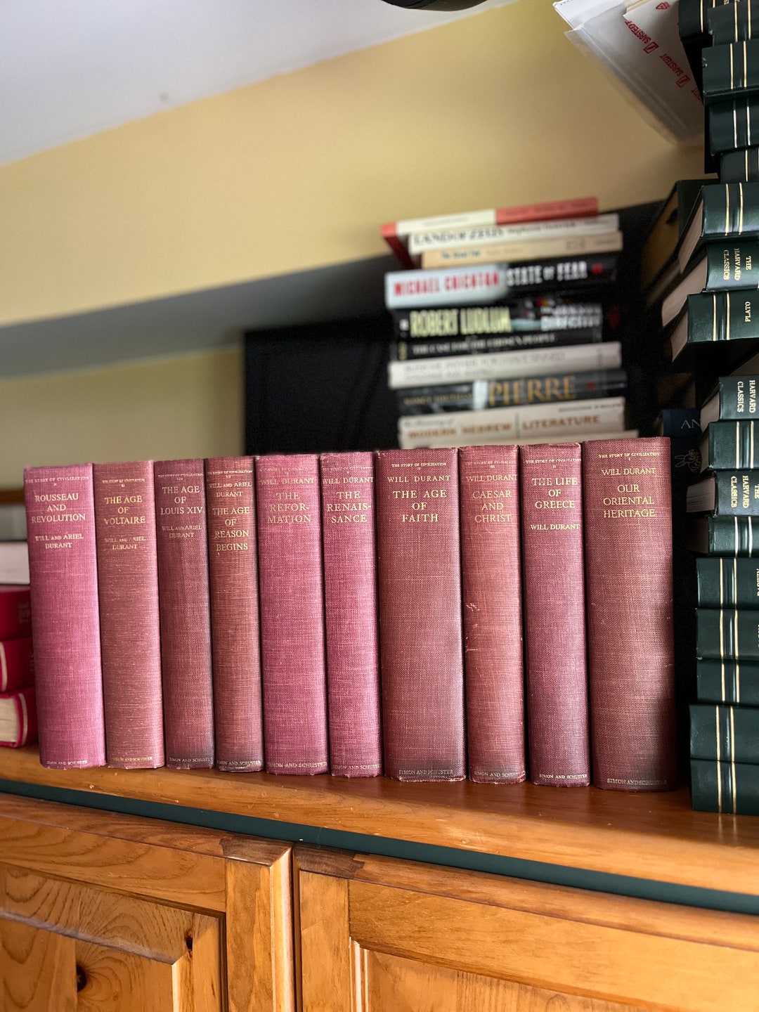 Story of Civilization by Will Durant: Vintage Hardcover History Book ...