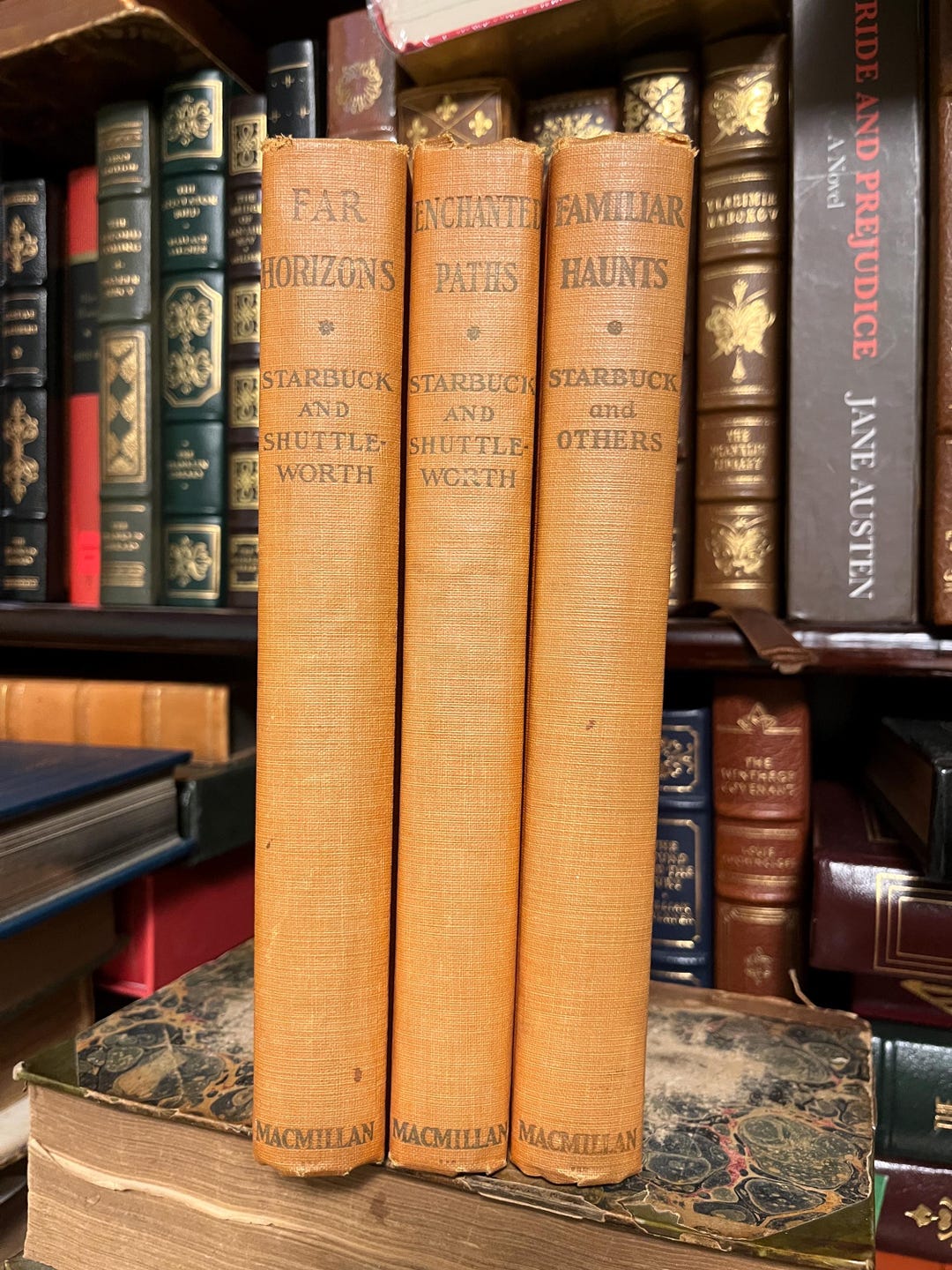 Vintage Book Set, the Wonder Road, Fairy Tales, Familiar Hunts, Far ...