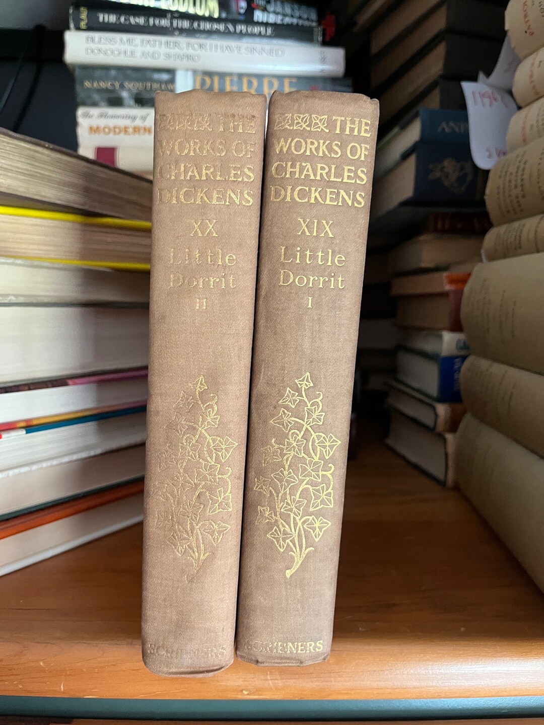 Antique Classics by Charles Dickens, Little Dorrit, Complete 2 Vols/40 ...