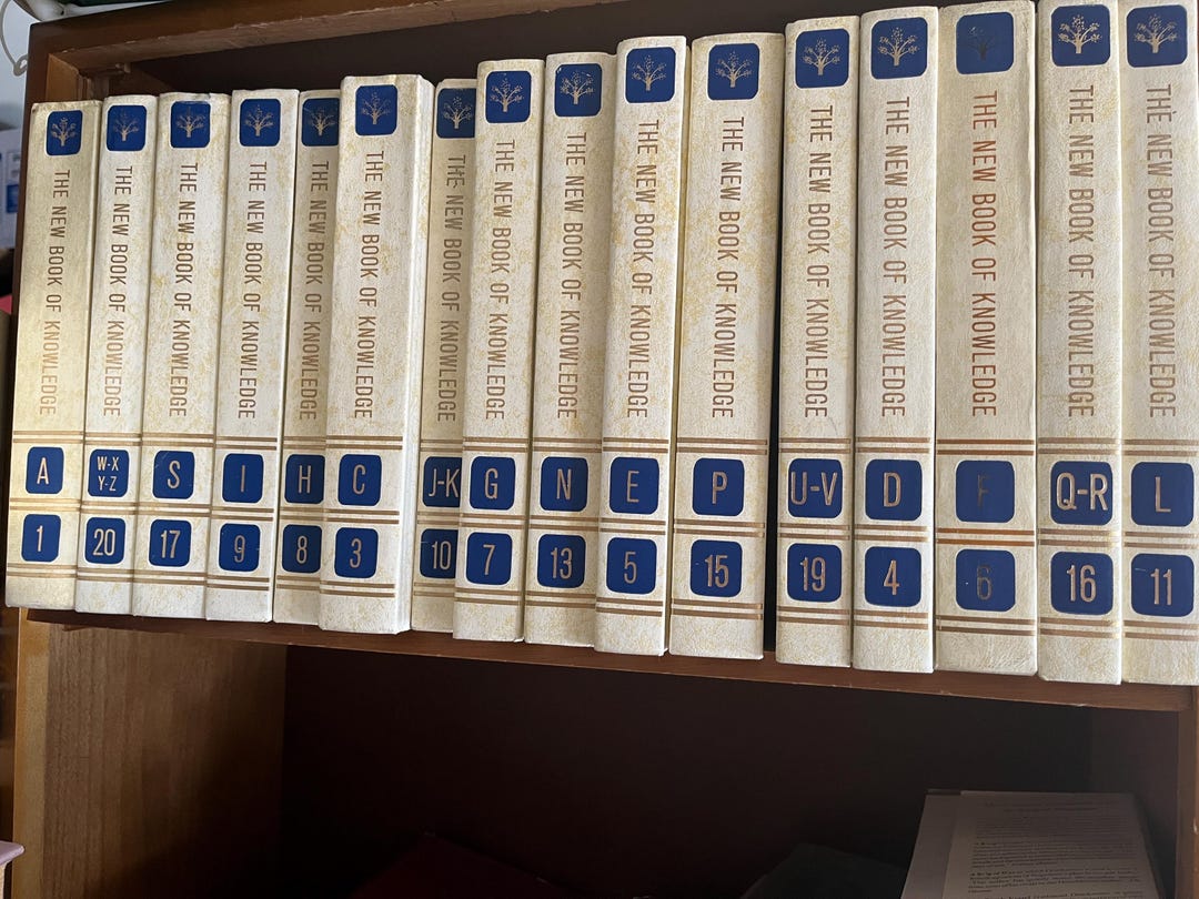Vintage Encyclopedia, the New Book of Knowledge, Encyclopedia, Complete ...