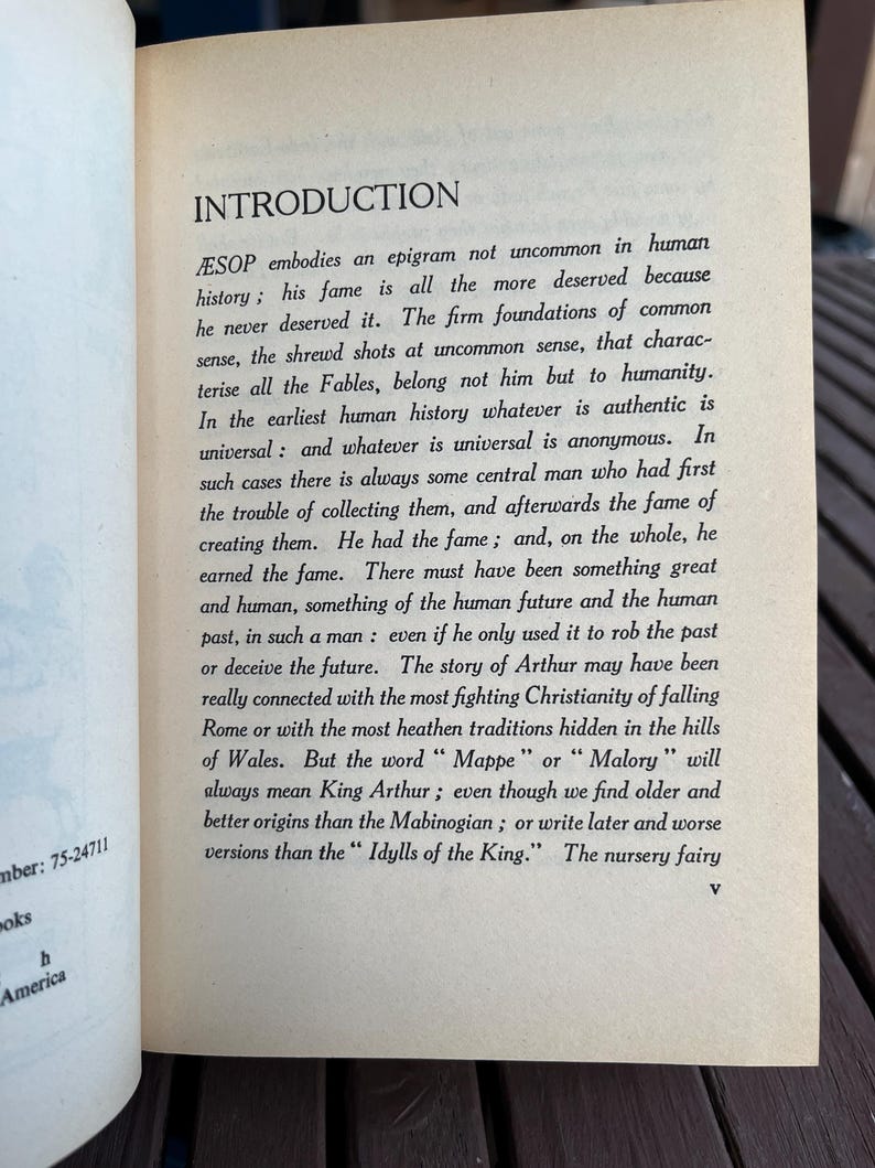 A Classic for Children, Aesop’s Fables, With Introduction, Illustration ...