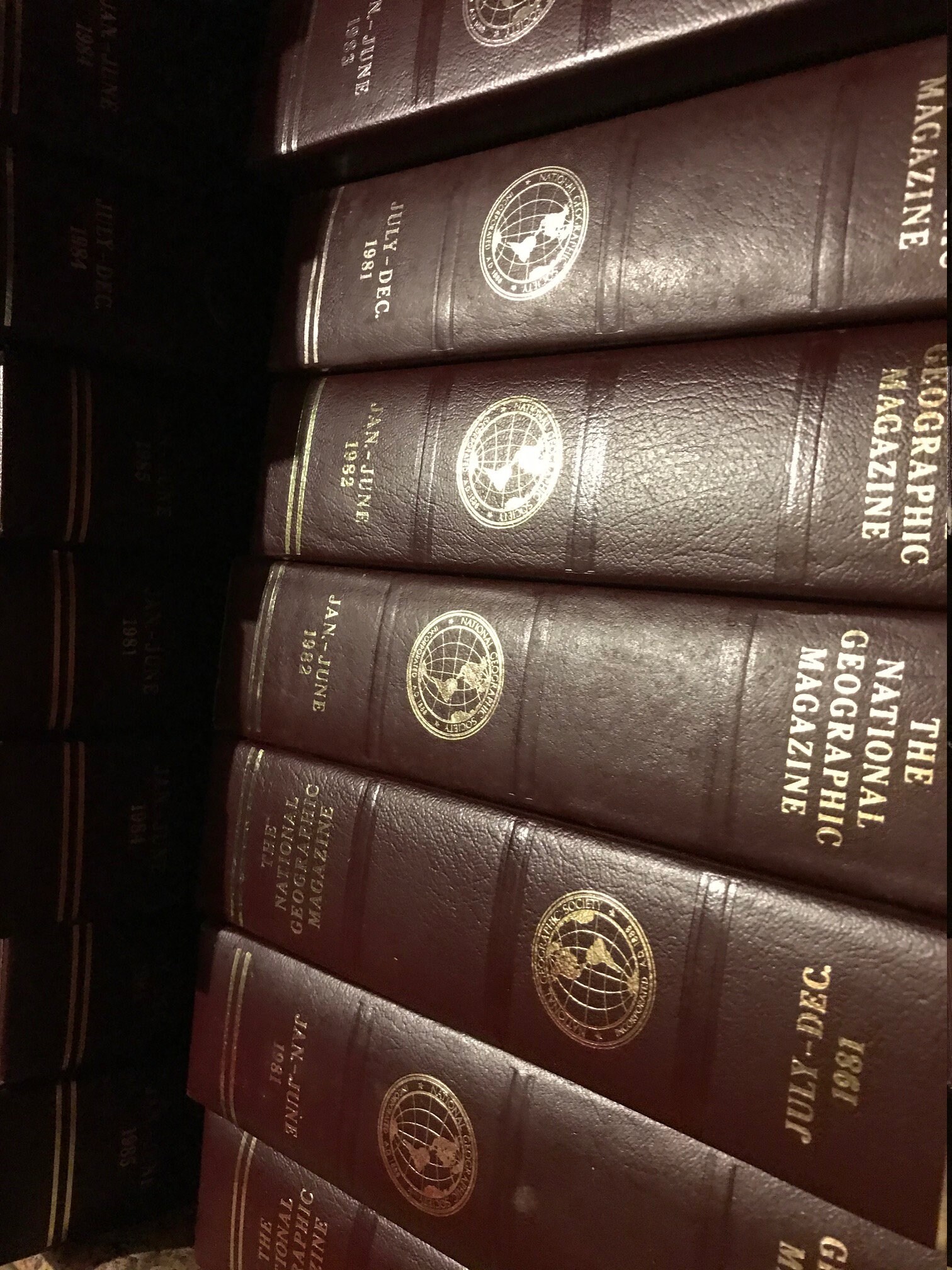 Vintage National Geographic Magazine Collection: 1920s-2020s, Faux ...