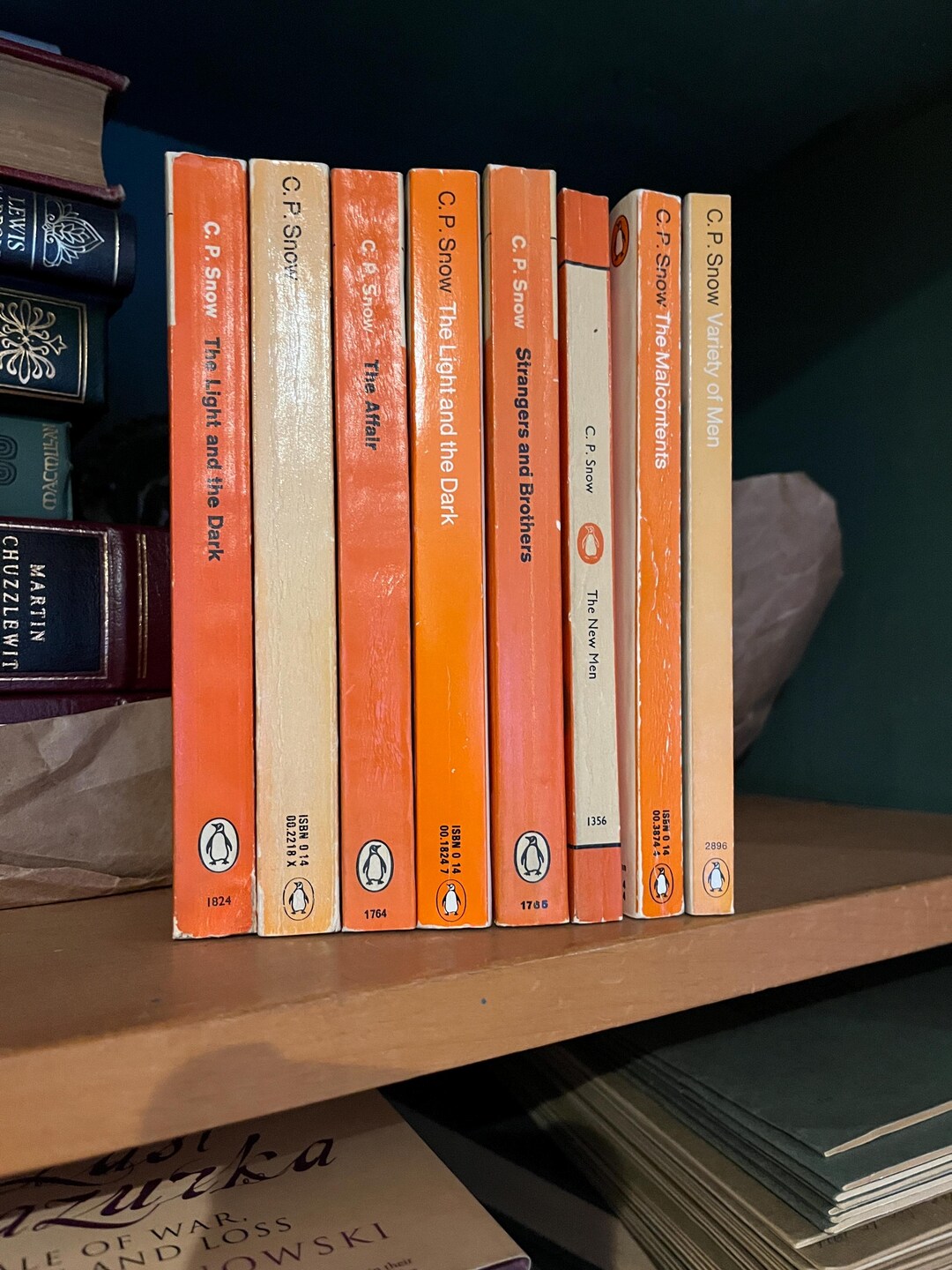 Bundle of 7 Books by Charles Snow, Penguin Books, Published 1960s-1970s ...