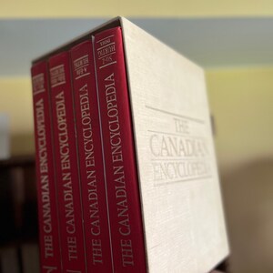 1988, the Canadian Encyclopedia, Complete 4 Volumes in a Slipcase ...