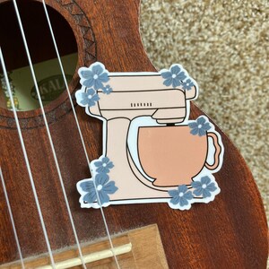Cute Floral Stand Mixer Sticker Baking Stickers Kitchenaid - Etsy