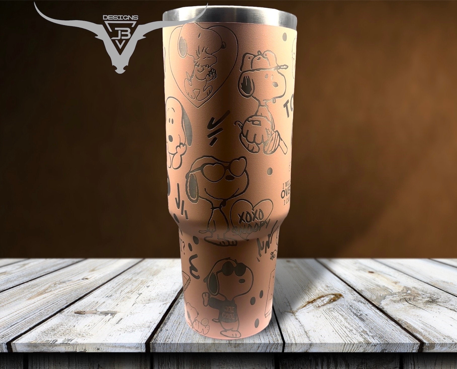 Snoopy Laser Engraved Tumbler - Etsy