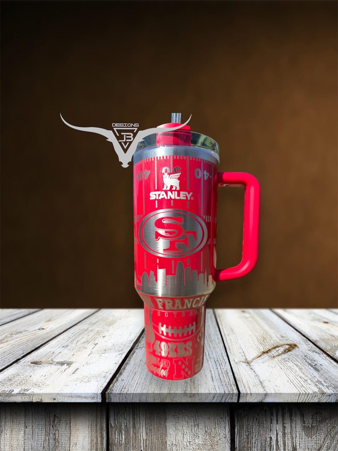 SF 49ers Laser Engraved Tumbler - Etsy