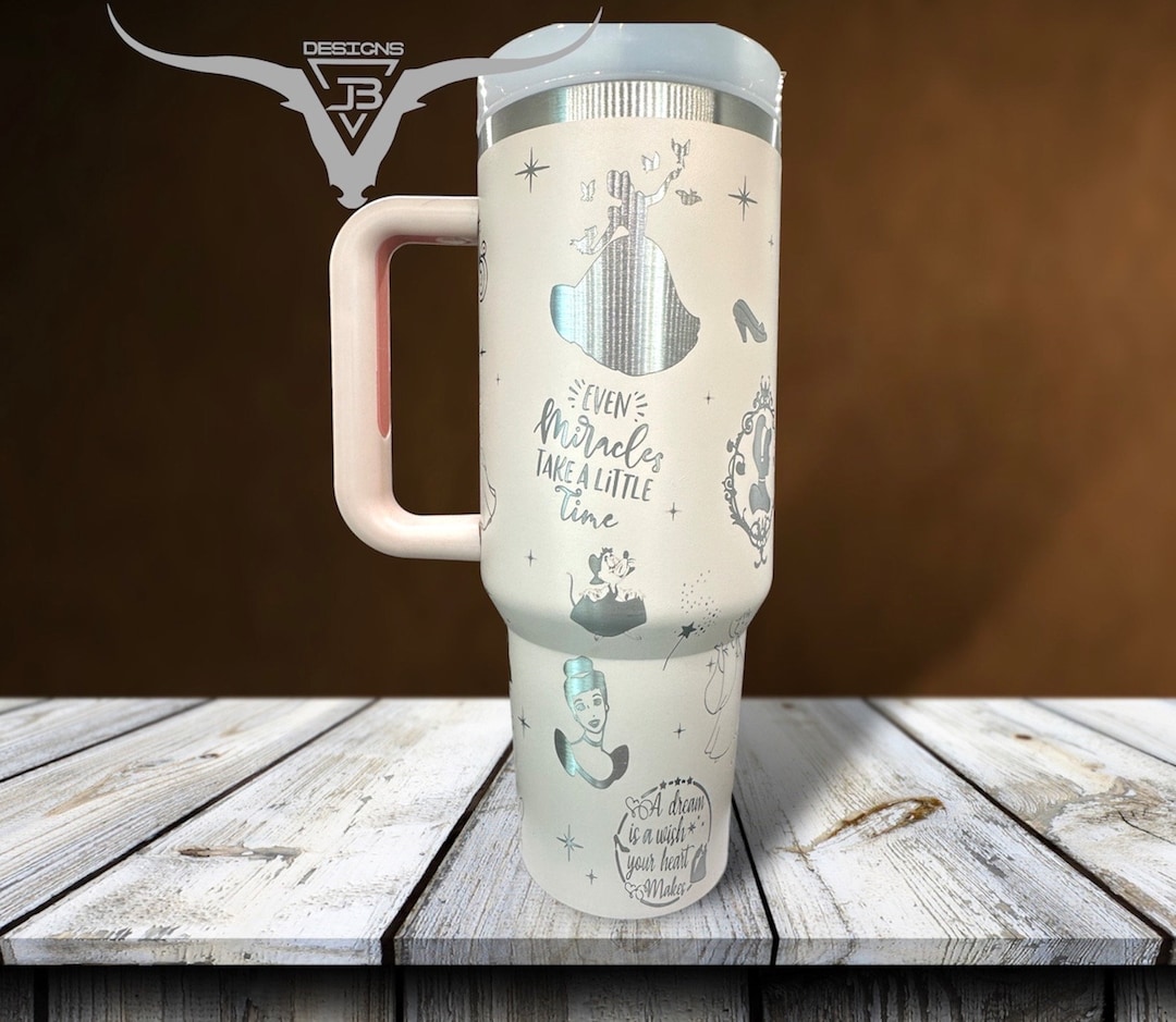 Disney Princess Laser Engraved Tumbler - Etsy
