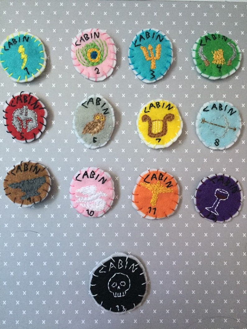 Percy Jackson Pins Percy Jackson Merch Camp Halfblood | Etsy