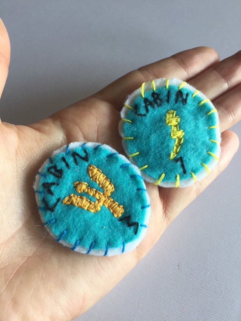 Percy Jackson Pins Percy Jackson Merch Camp Halfblood | Etsy