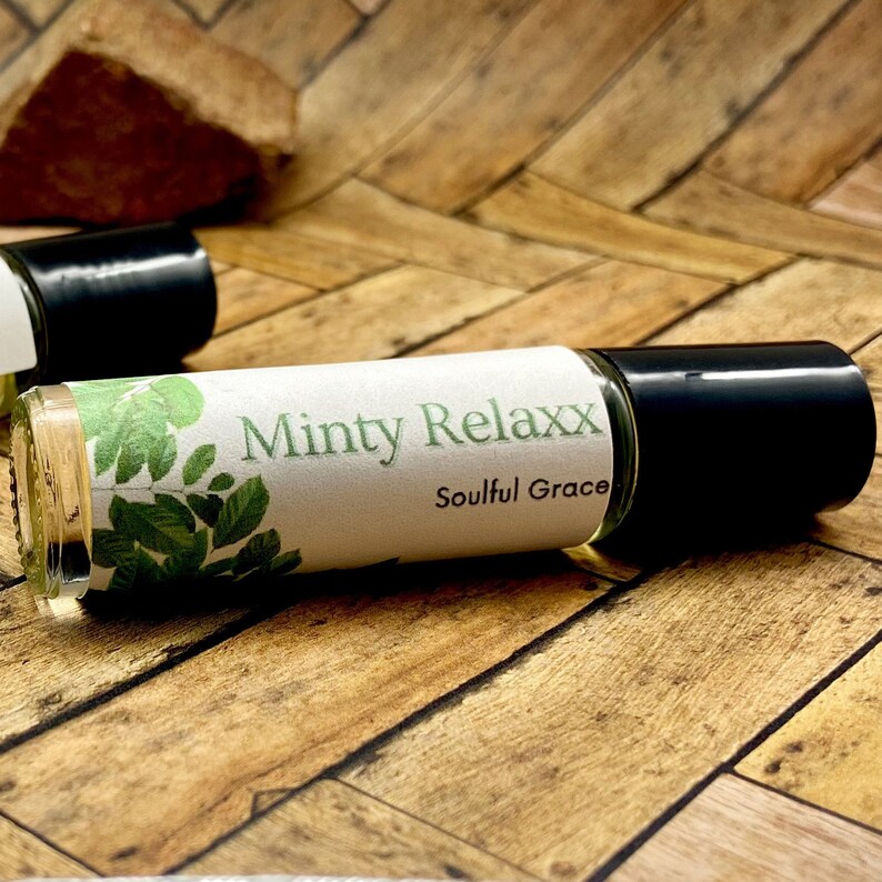 Minty Relaxx Perfume Roller-eucalyptus, Spearmint, Peppermint| 100% ...