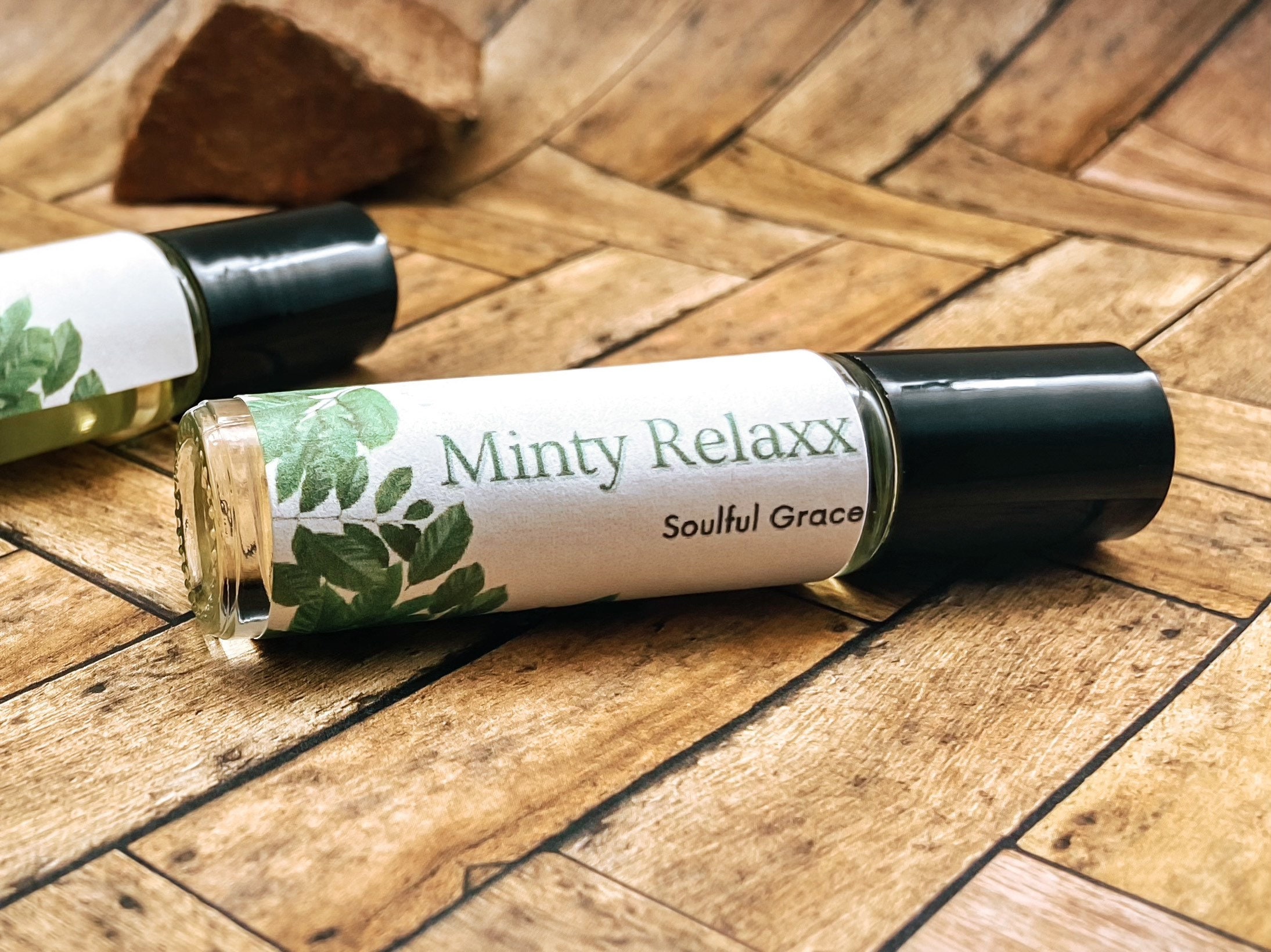 Minty Relaxx Perfume Roller-eucalyptus, Spearmint, Peppermint| 100% ...