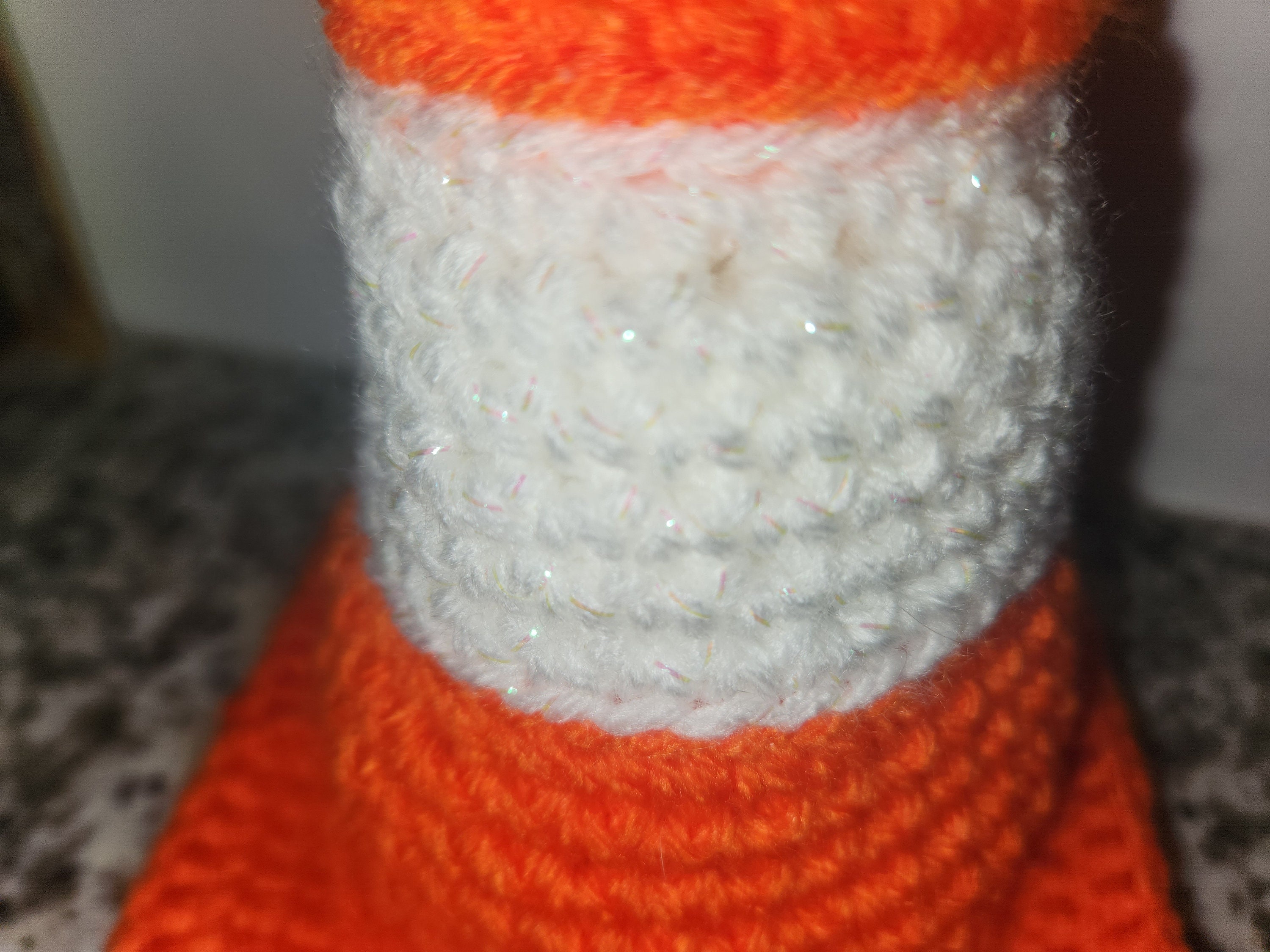 Handmade Plushie Traffic Cone, Crochet Traffic Cone, Construction ...