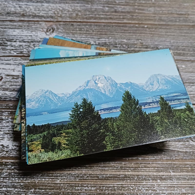 Vintage Wyoming Postcards - Etsy