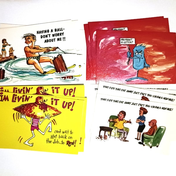 Comic Postcards - Etsy