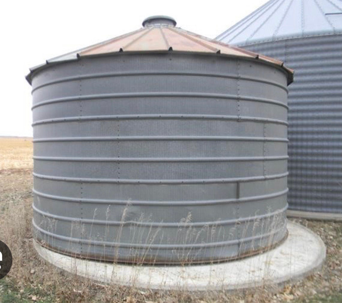 14’ Diameter Reclaimed Grain Bin Roof and 3 Rings for Repurposing - Etsy