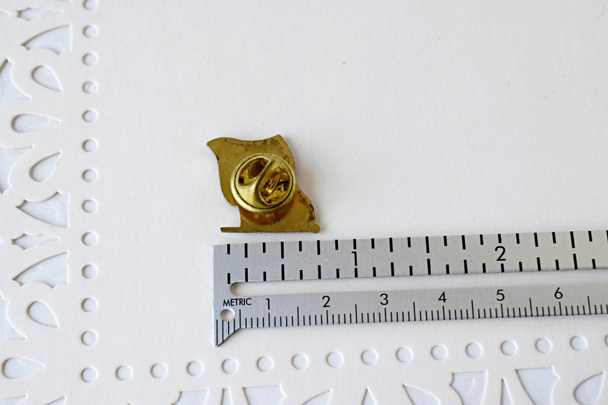 Vintage Alaska State Flag Pin Badge, Commemoration Blue Flag Stars ...