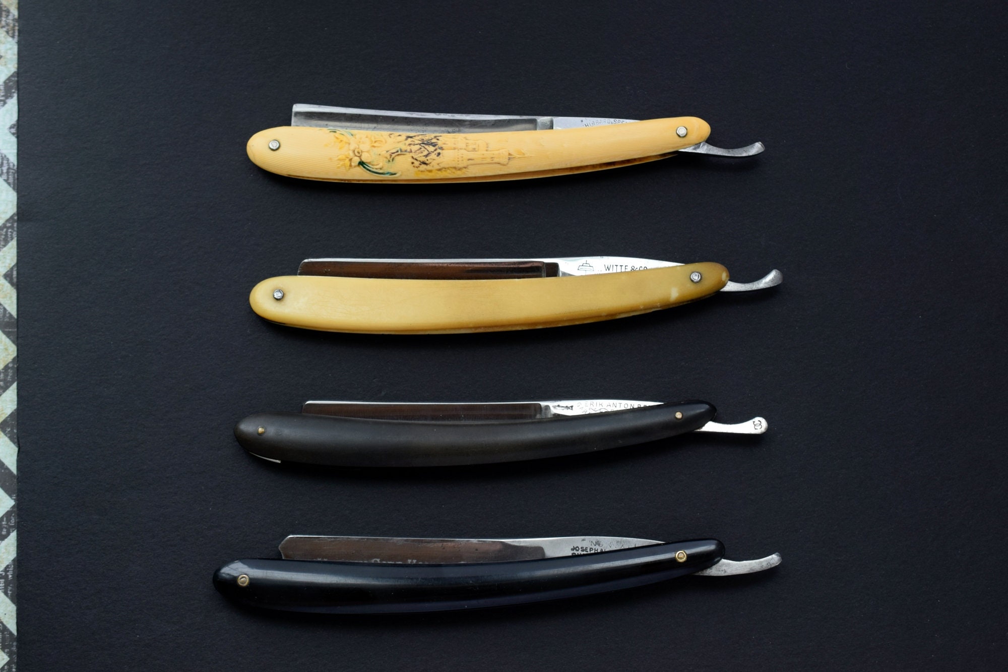 Vintage Straight Razor Hibbard Spencer Bartlett & Co Gift - Etsy