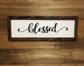 Blessed Farm Sign - Etsy