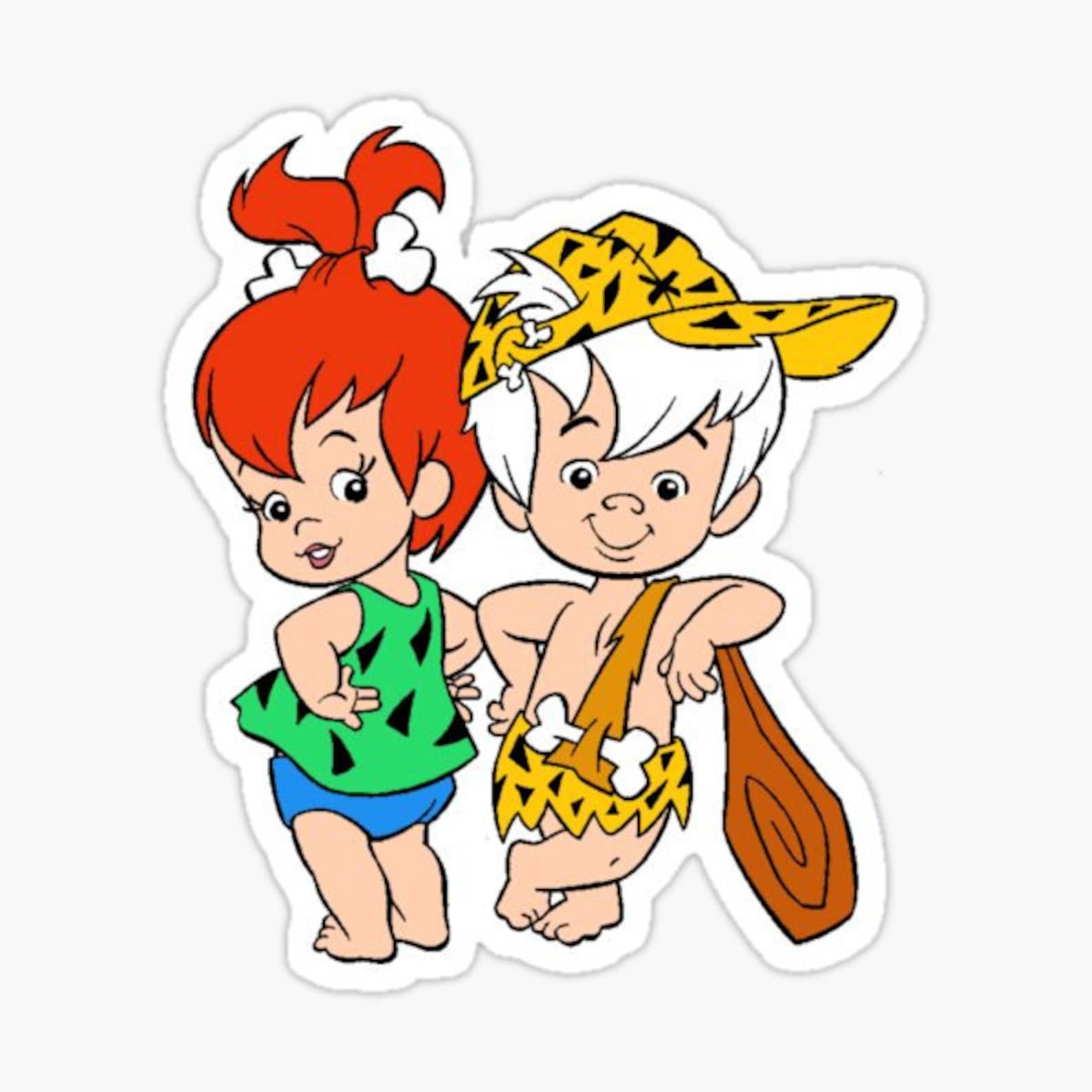 The Flintstones Vinyl Decal Laptop Decal The Flintstones Etsy