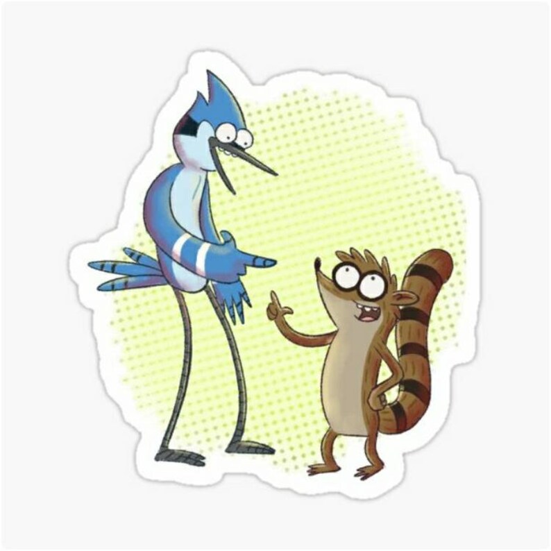 Regular Show Stickers Vinyl Decal Laptop Decal Regular | Etsy