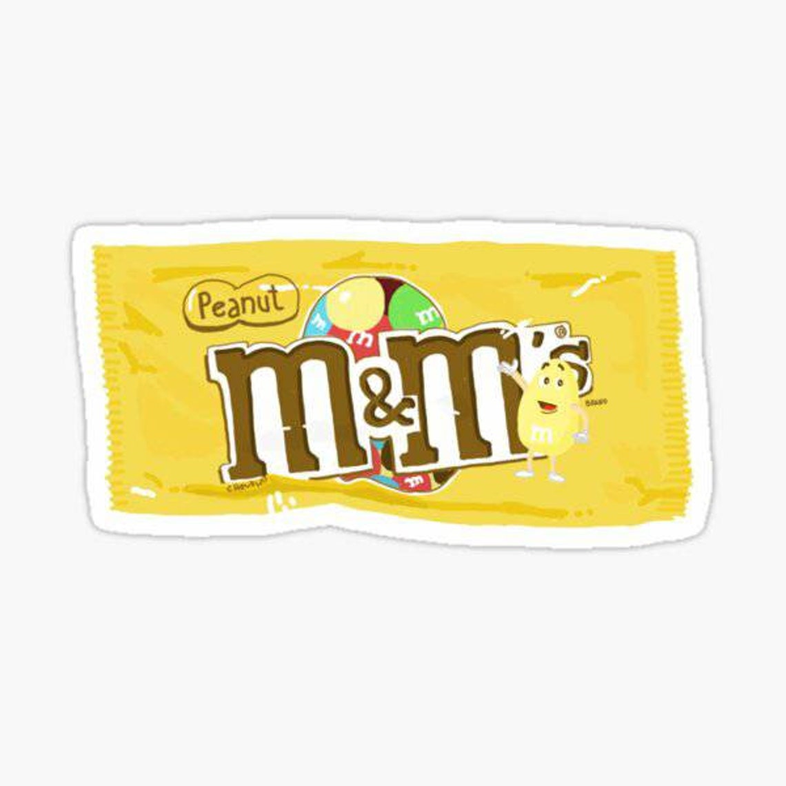 M&M's Stickers Vinyl Decal Laptop Decal Stickers | Etsy