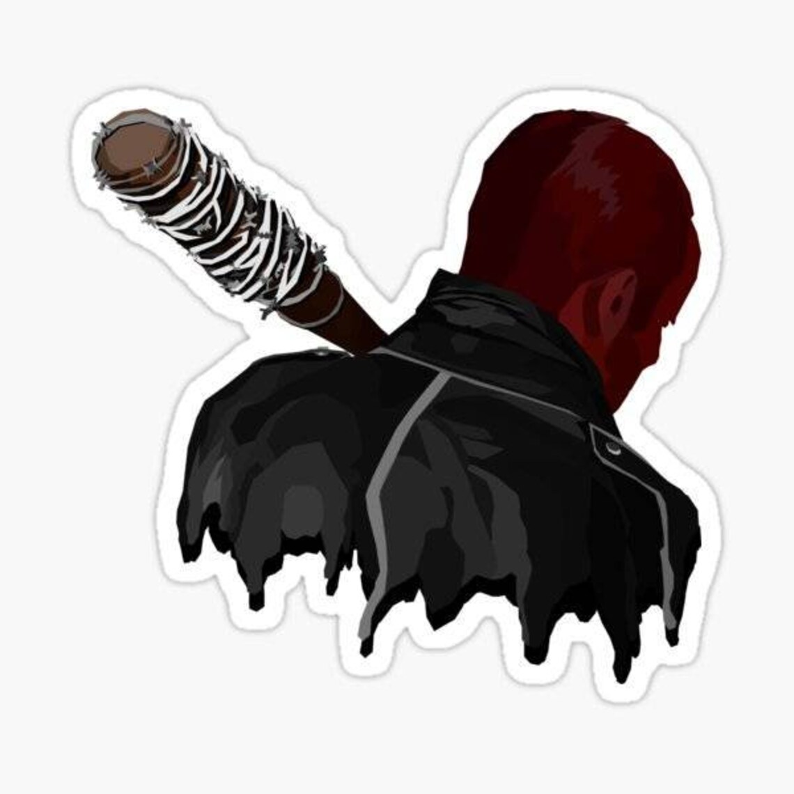 Walking Dead Negan Stickers Vinyl Decal Laptop Decal | Etsy