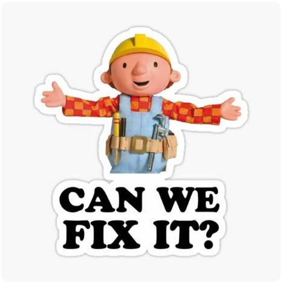 Bob the Builder Stickers Vinyl Decal Laptop Decalbob the | Etsy